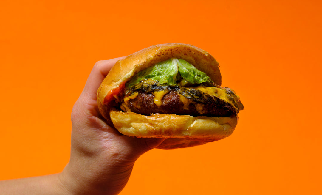Blue Cheese Burger Slices on Gourmet Burgers | Blacksticks Blue ...