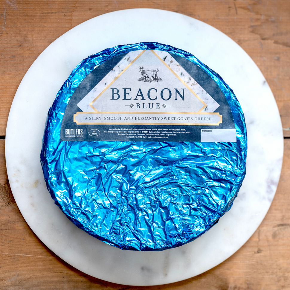 Beacon Blue 2.5kg Cheese Wheel | Artisan Blue Goats Cheese | Butler's ...