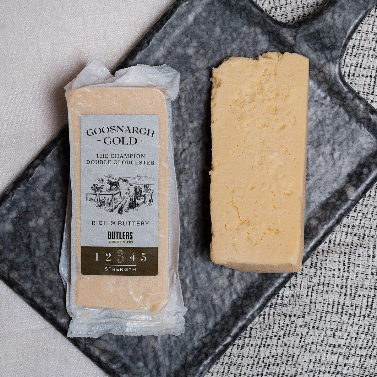 Goosnargh Gold 250g | Award-Winning Double Gloucester | Butlers Cheese